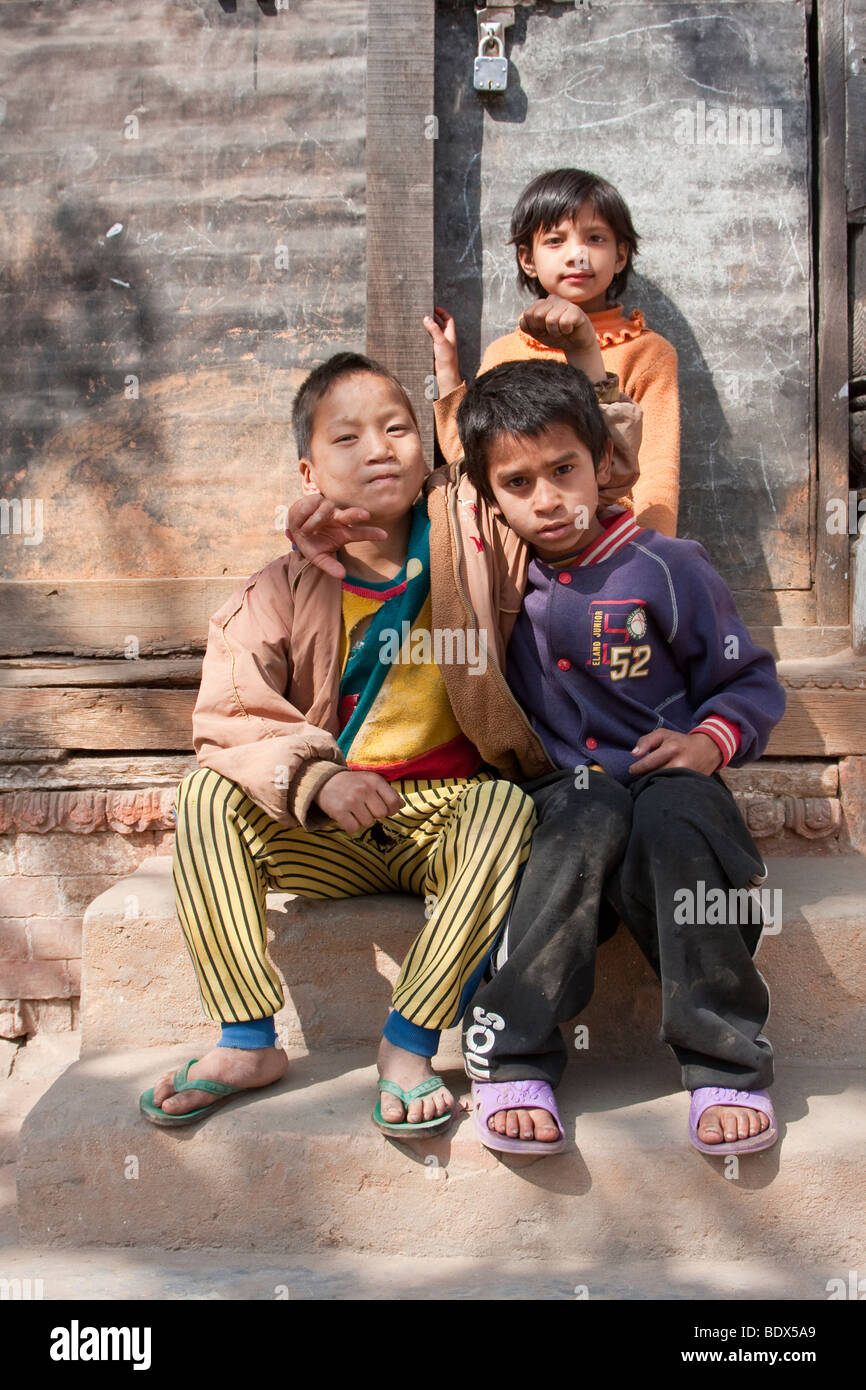 Nepalese boys hi-res stock photography and images - Alamy