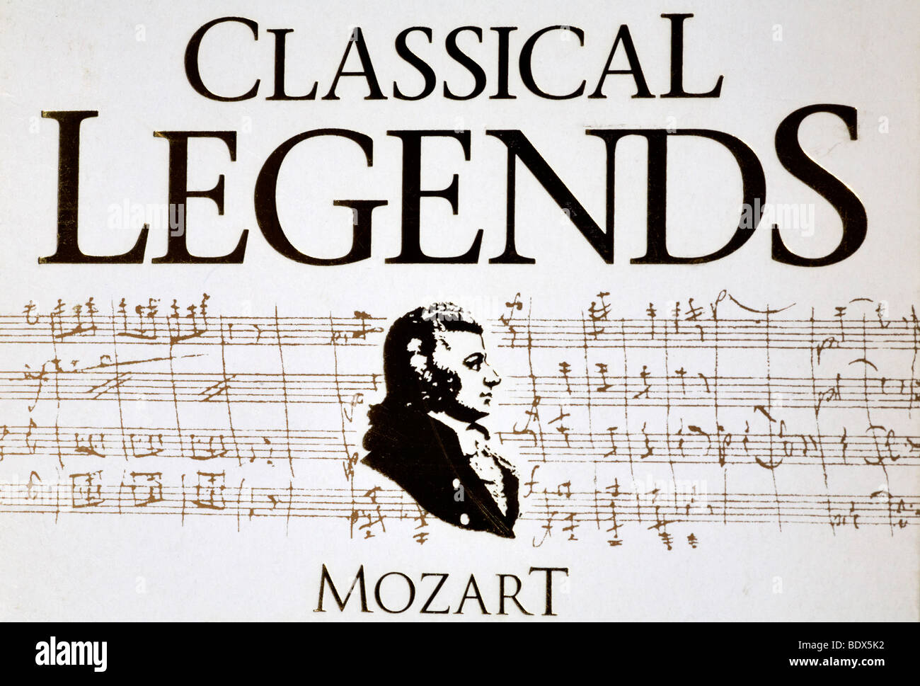 Mozart Classical Legends CD compact disc Stock Photo - Alamy