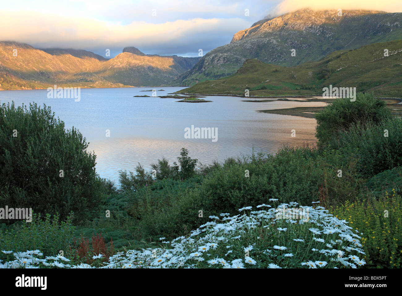 Loch Glencoul, Unapool, by Kylesku, Assynt, Sutherland, Scotland Stock ...