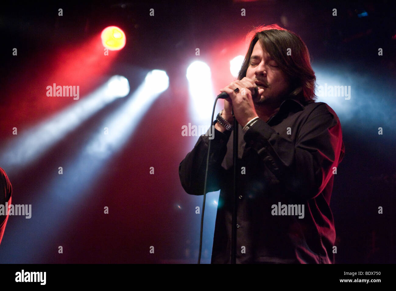 John Garcia, singer and frontman of U.S. rock band Hermano, performing ...