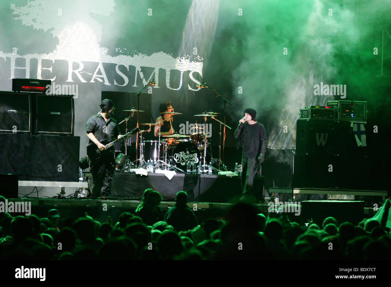 The Finnish rock band The Rasmus live at Outside Festival in Dielsdorf ...