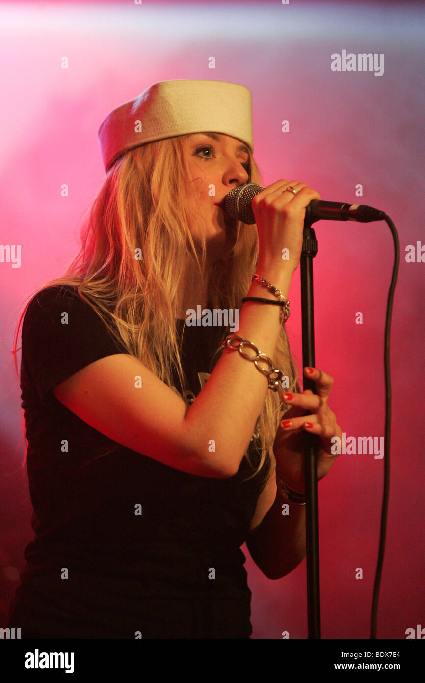 Suzie Kerstgens, singer and front woman of the German pop band Klee ...