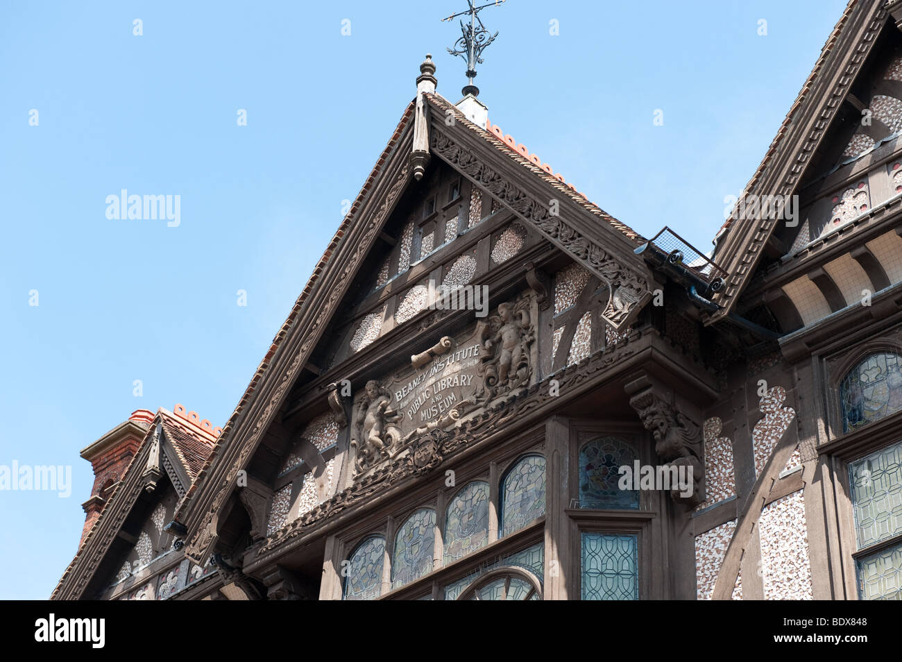 The Beaney Institute Building in Canterbury , Kent , England Stock ...