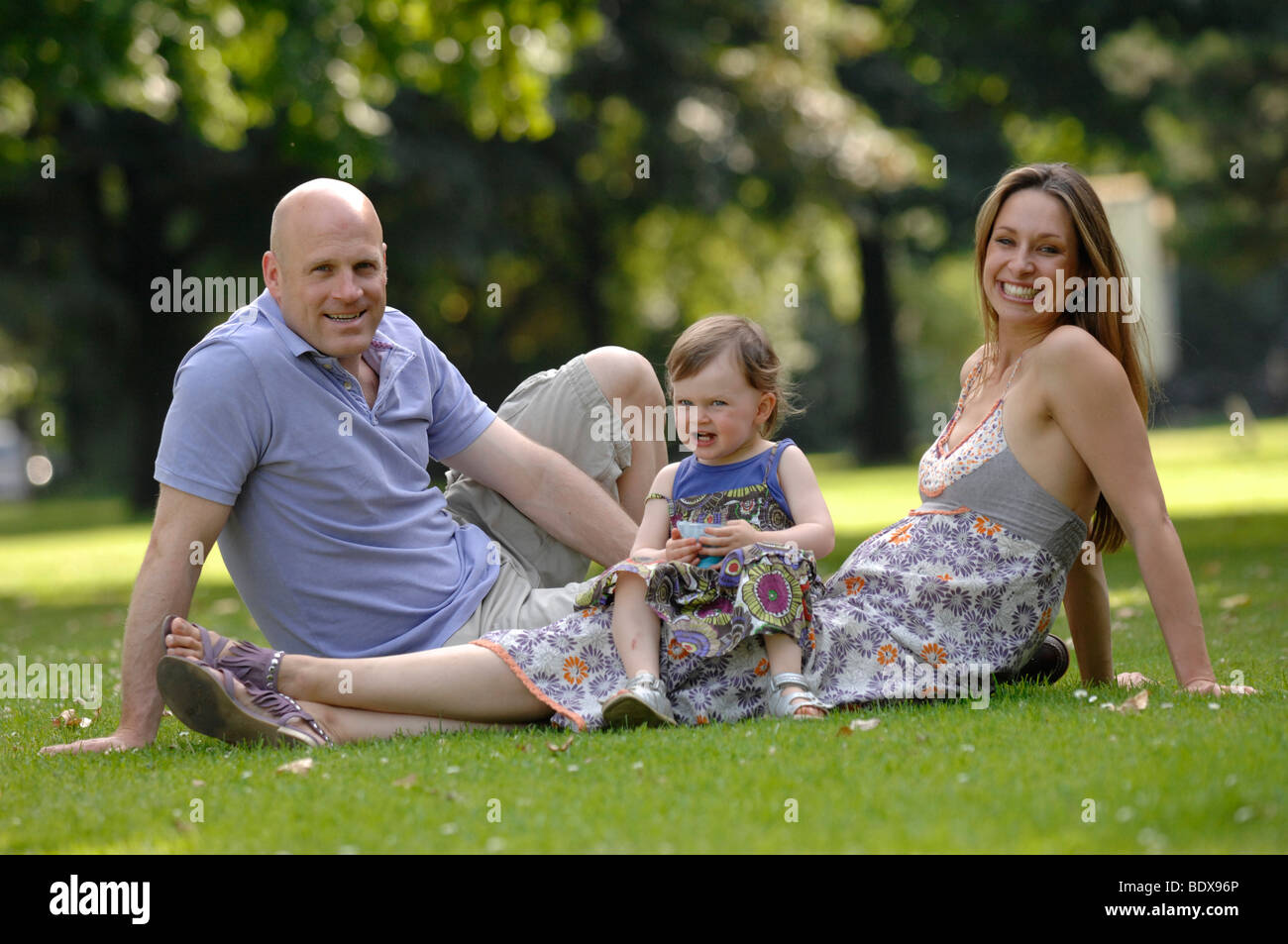 Family with child Stock Photo - Alamy