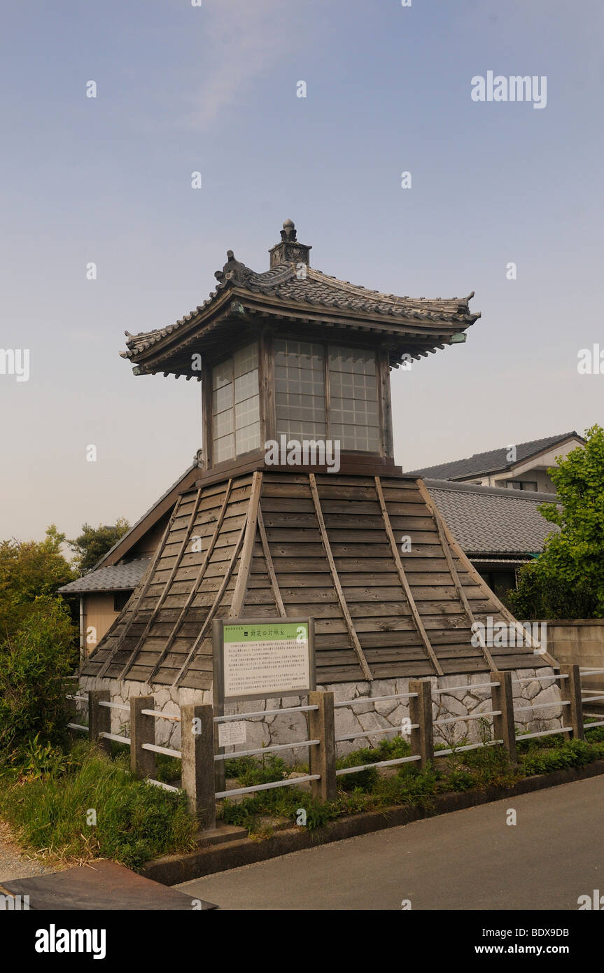 Traditional Japanese lighthouse in Toyohashi, Japan, Asia Stock Photo ...