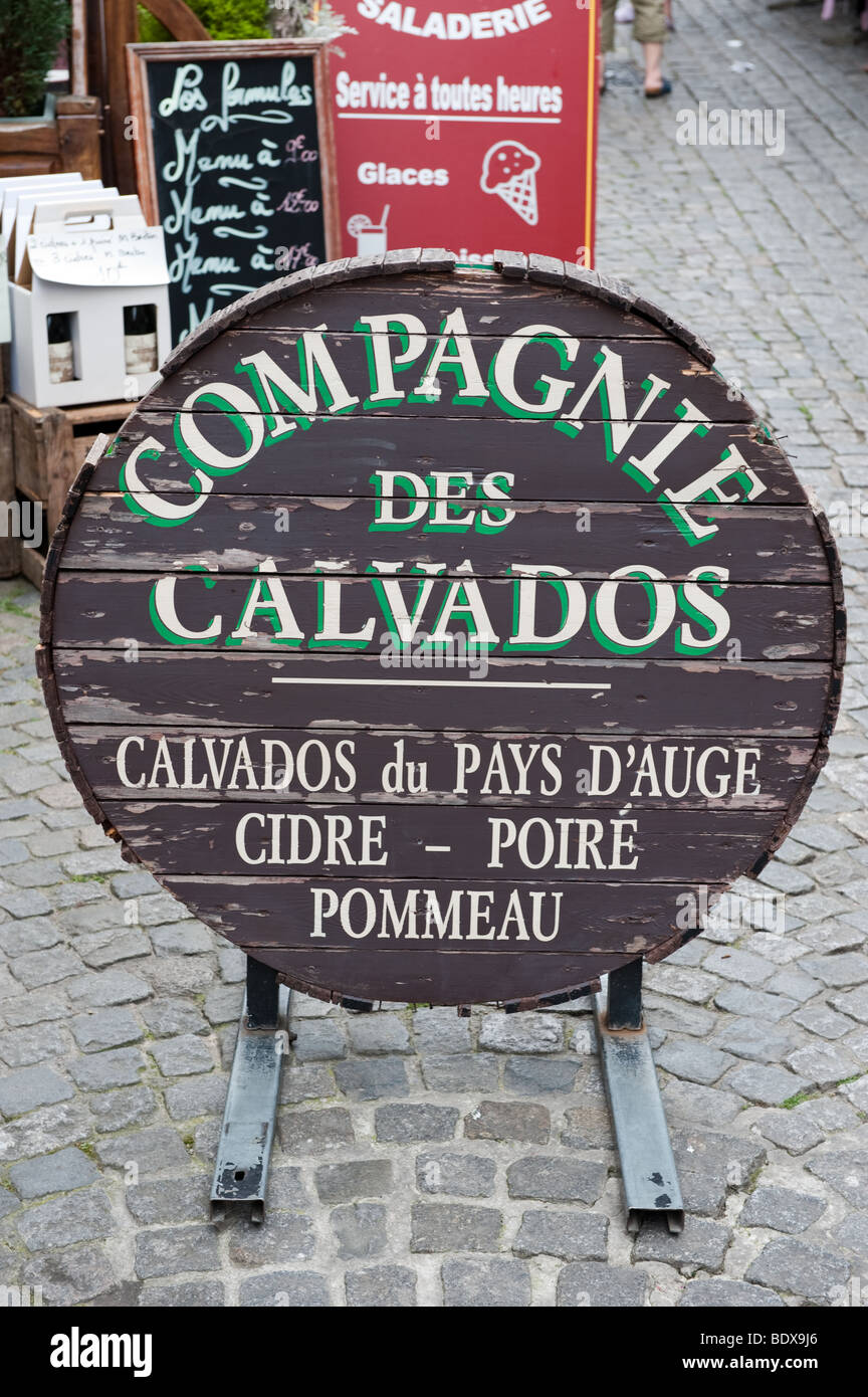 Sign outside a shop in Honfleur , Normandy France Stock Photo - Alamy
