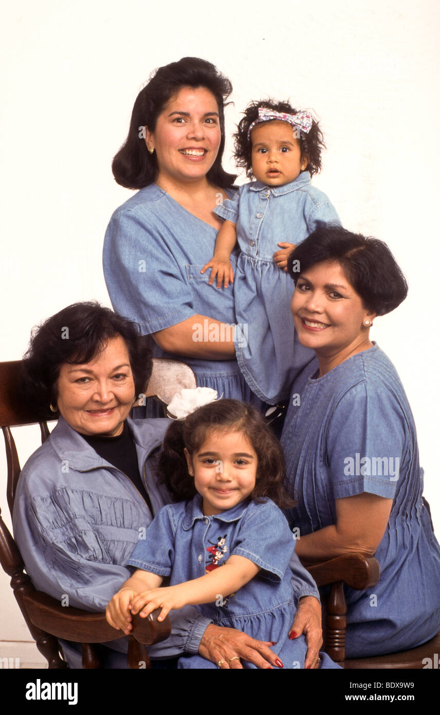 Hispanic Women Family
