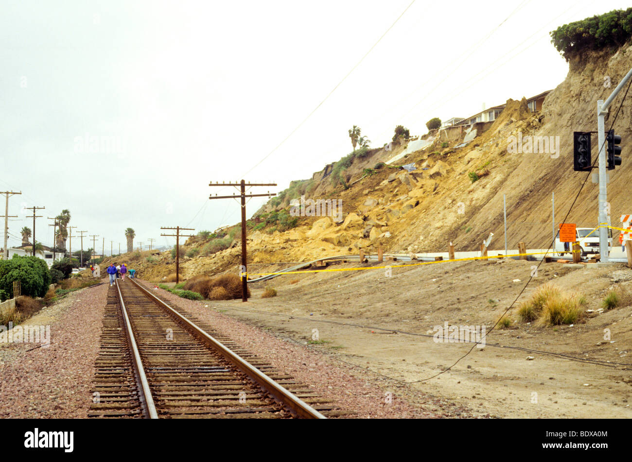 Landslide california hi-res stock photography and images - Alamy