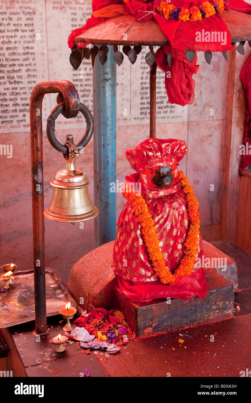 Kathmandu, Nepal. Hindu God Hanuman, the Monkey God, in a Neighborhood ...