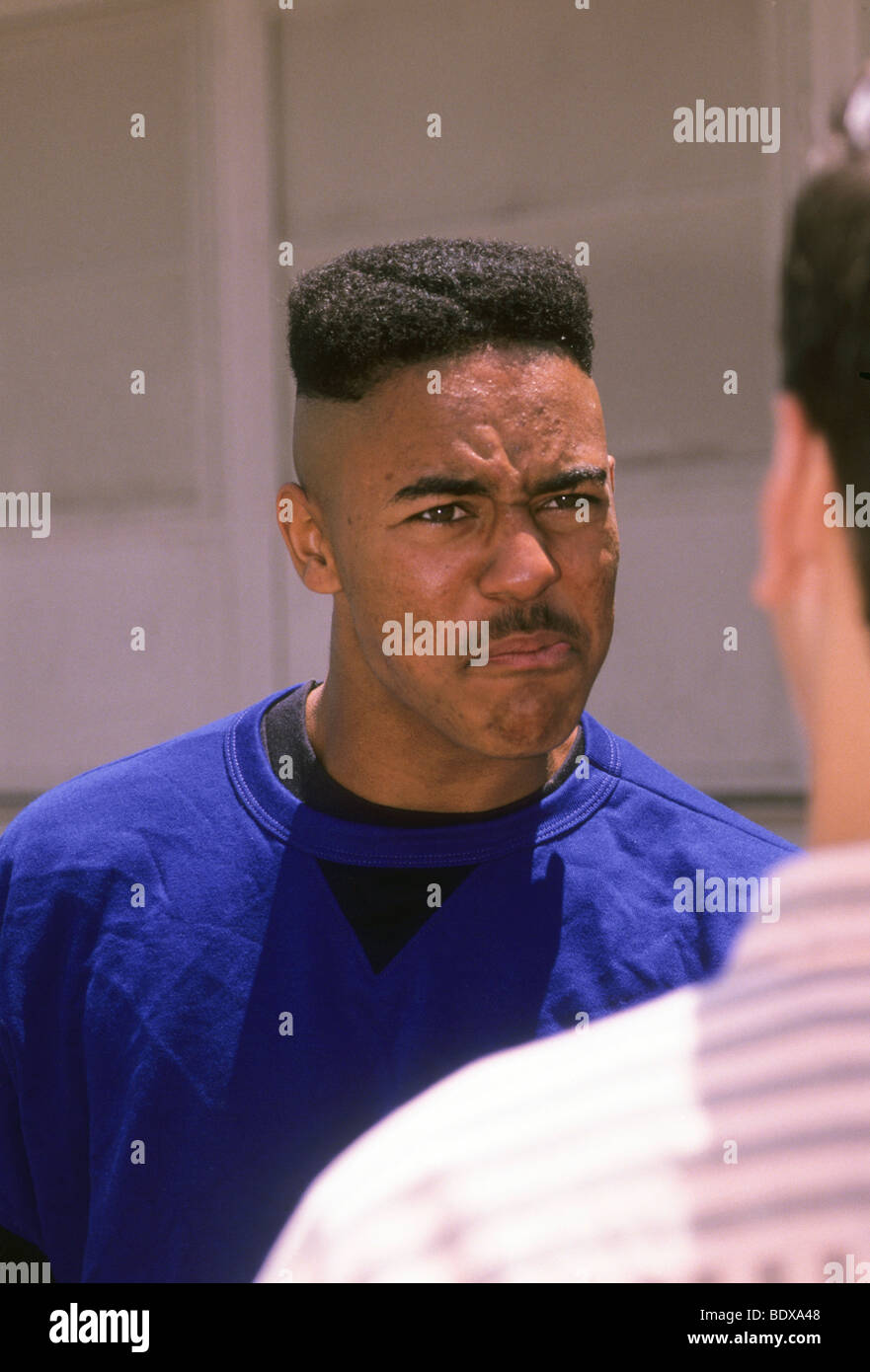 disagree facial expression body language frown argue emotion express ...