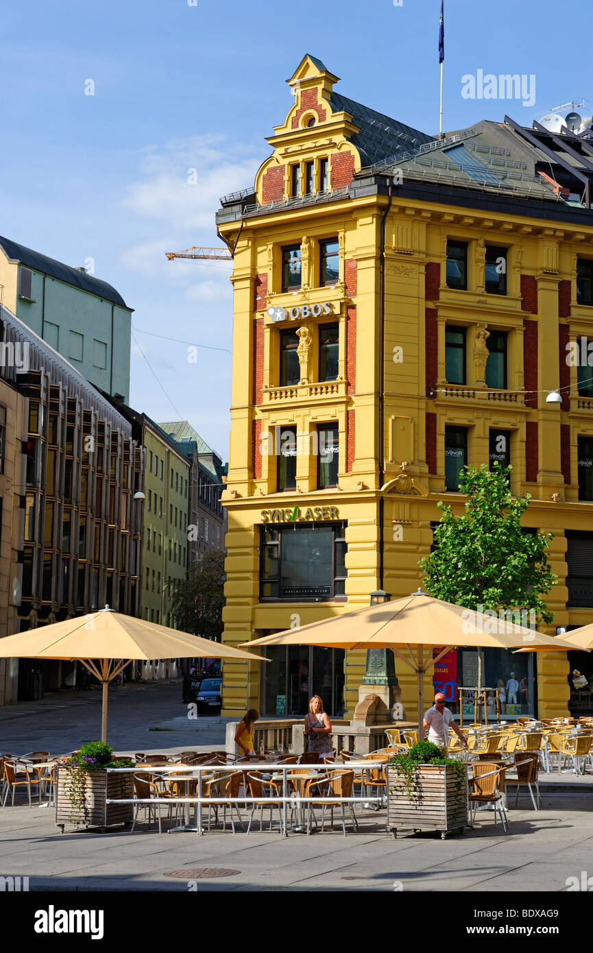 Karl Johans gate, main street, Oslo, Norway, Scandinavia, Europe Stock ...