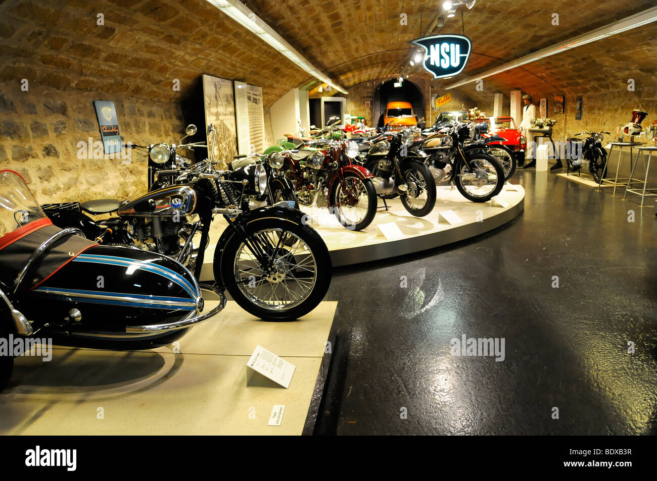 Partial interior view, NSU exhibits, German Motorcycle and NSU Museum ...