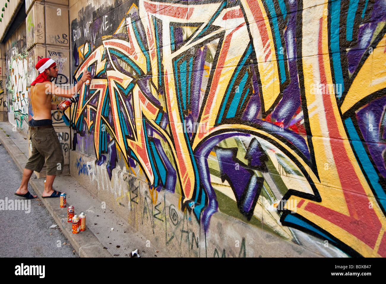 Graffiti in vienna hi-res stock photography and images - Alamy