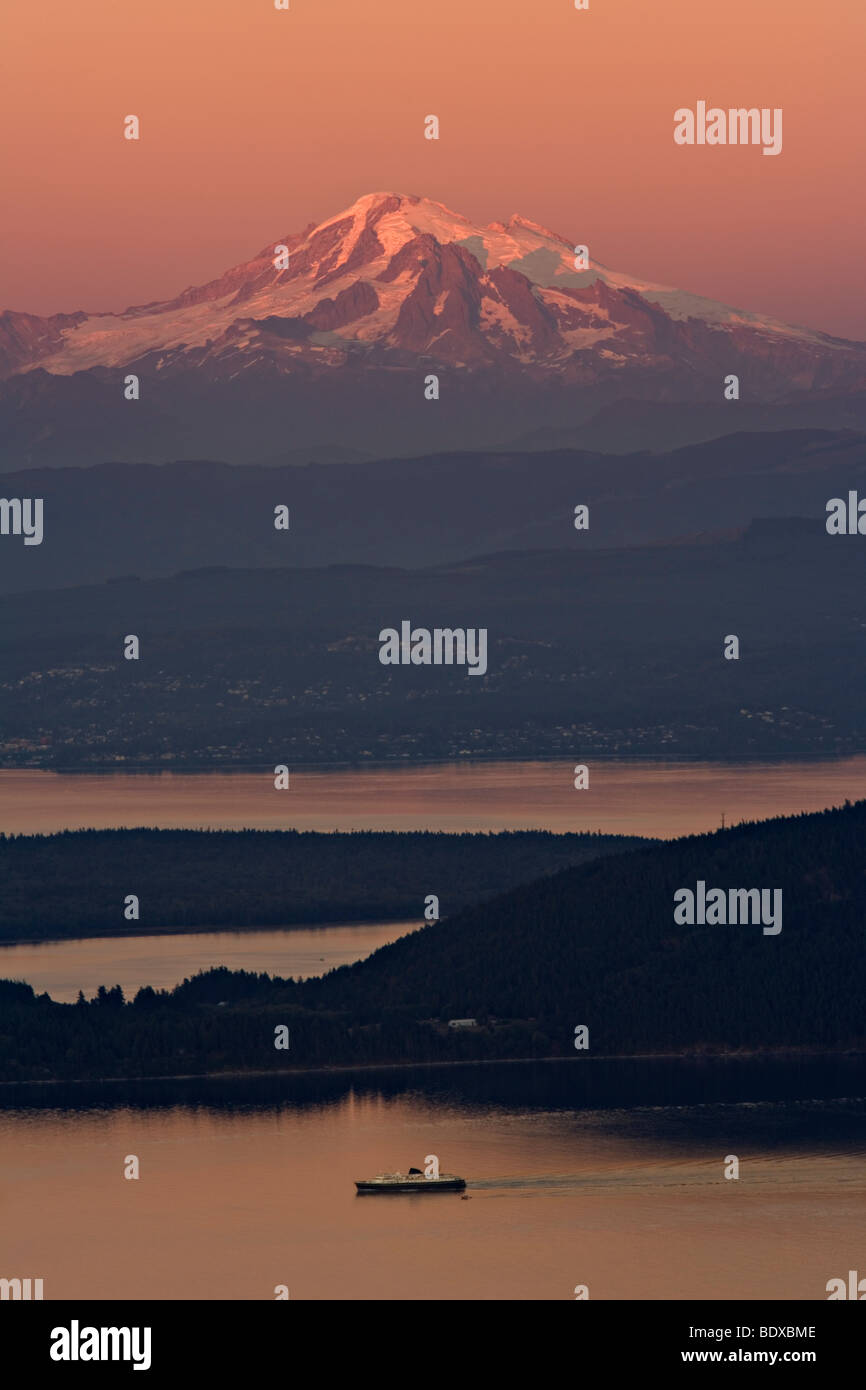 Cruise ship on Puget sound Stock Photo - Alamy