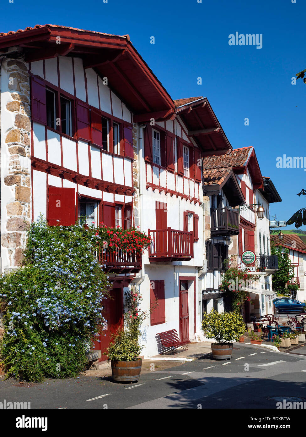 Ainhoa, Pays Basque, France Stock Photo - Alamy