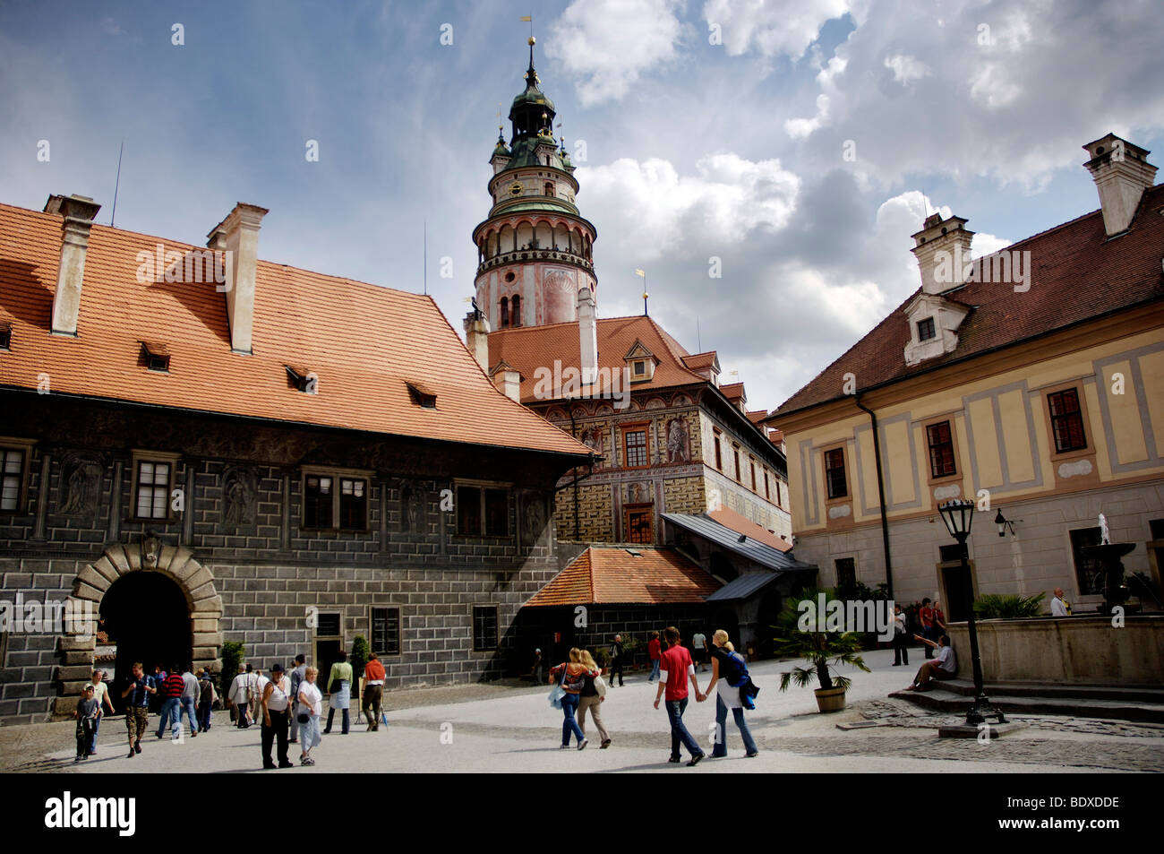 Czech castles famous well known world heritage site hi-res stock ...