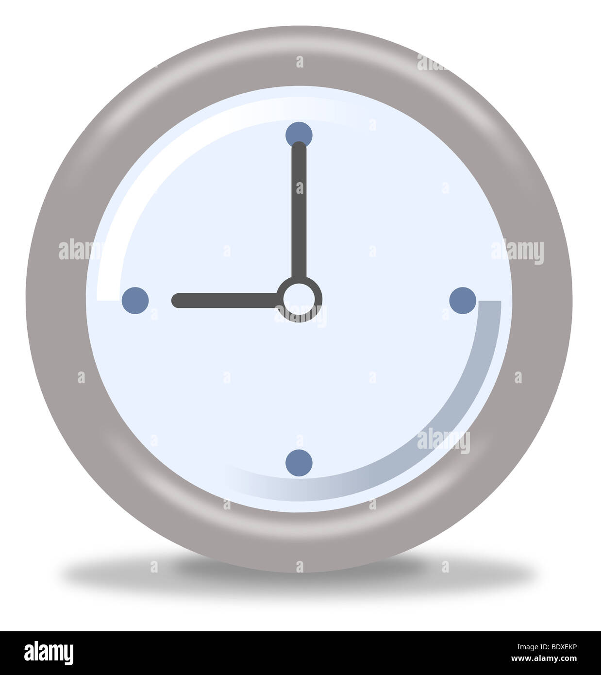 Wall clock 9 Cut Out Stock Images & Pictures - Alamy