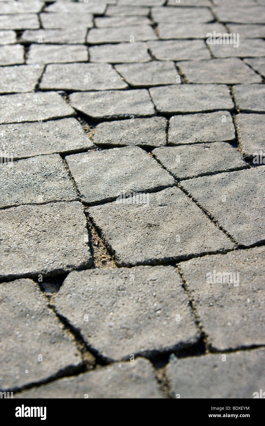 the closeup of stone sidewalk Stock Photo - Alamy