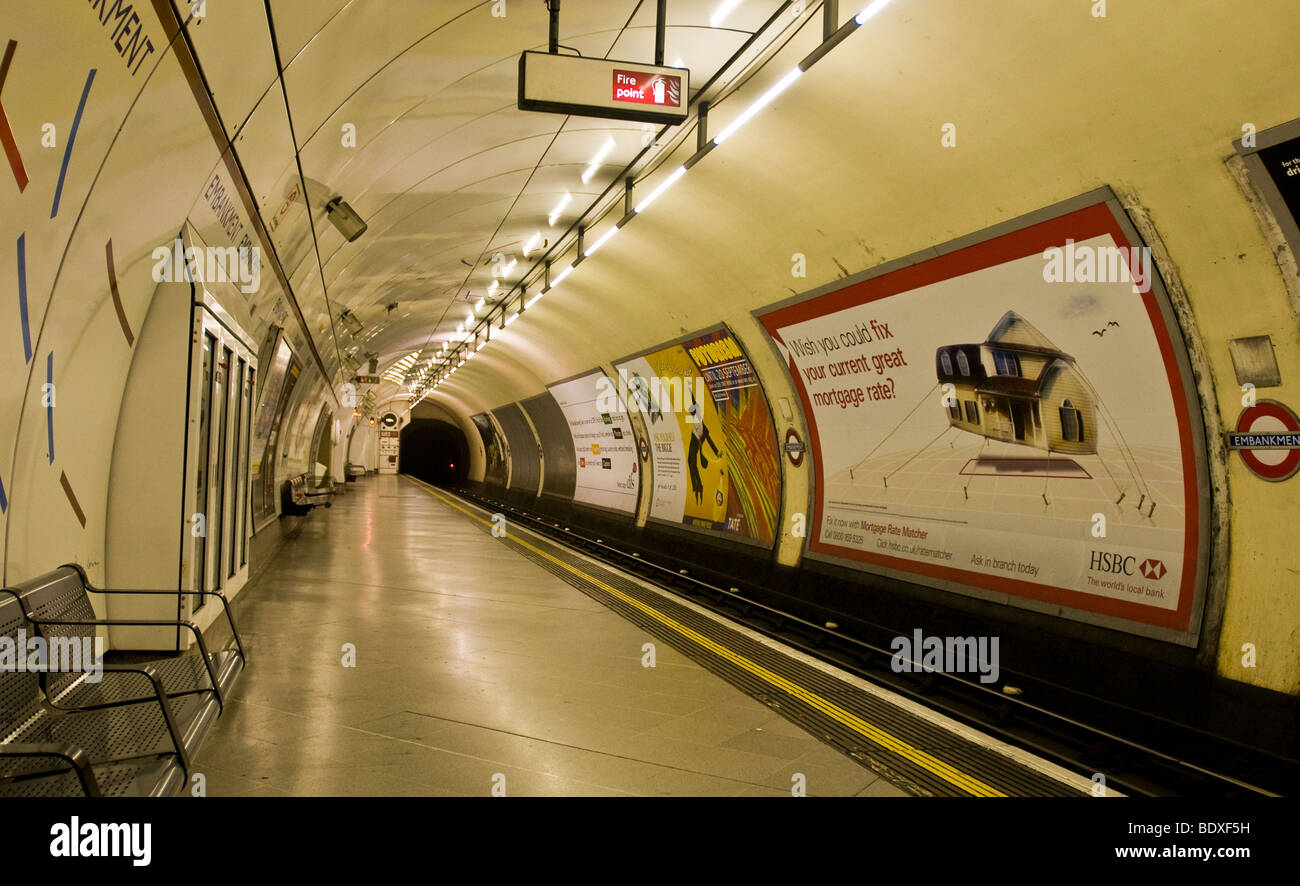Embankment Underground Station, London, England Stock Photo - Alamy