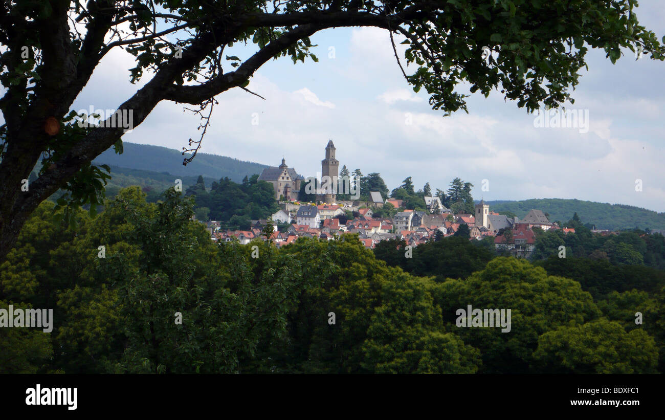 View to castle Kronberg,Taunus,Germany Stock Photo - Alamy
