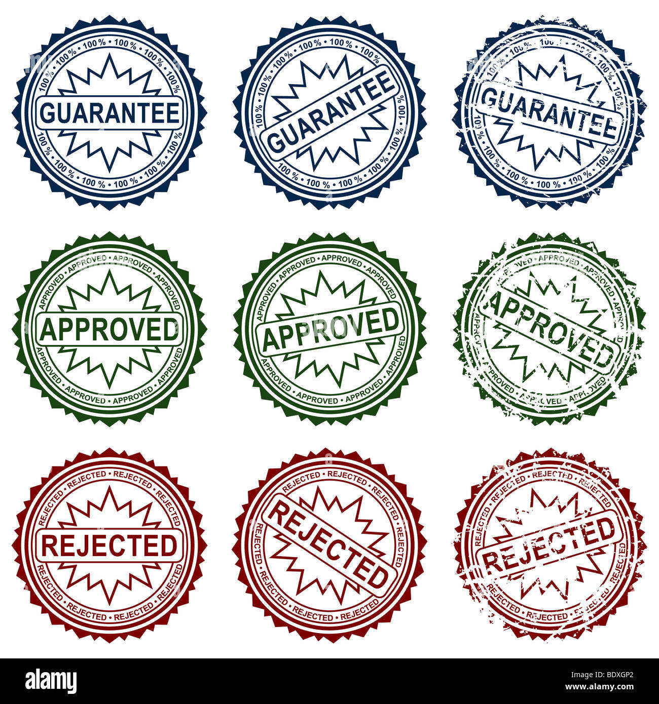 Collection grunge stamps Stock Photo - Alamy