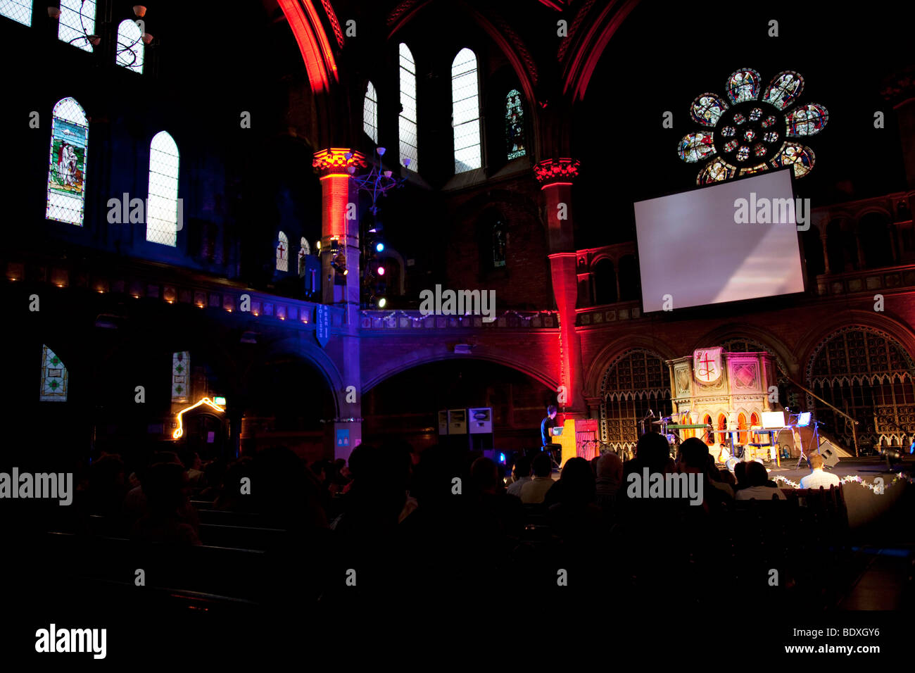 The Union Chapel, Islington, London. This practising church is also a ...