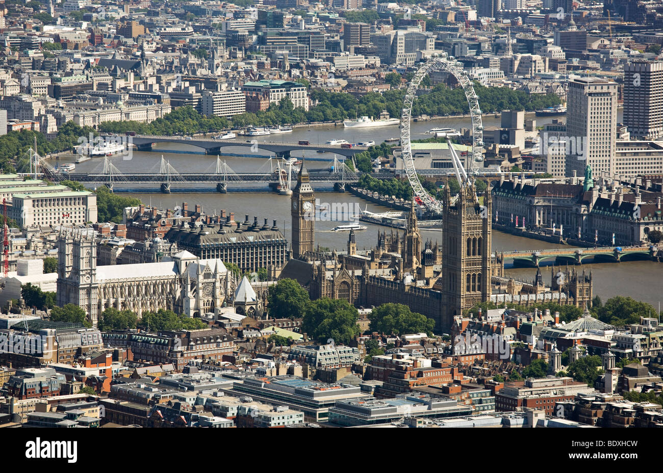 View london eye houses hi-res stock photography and images - Alamy