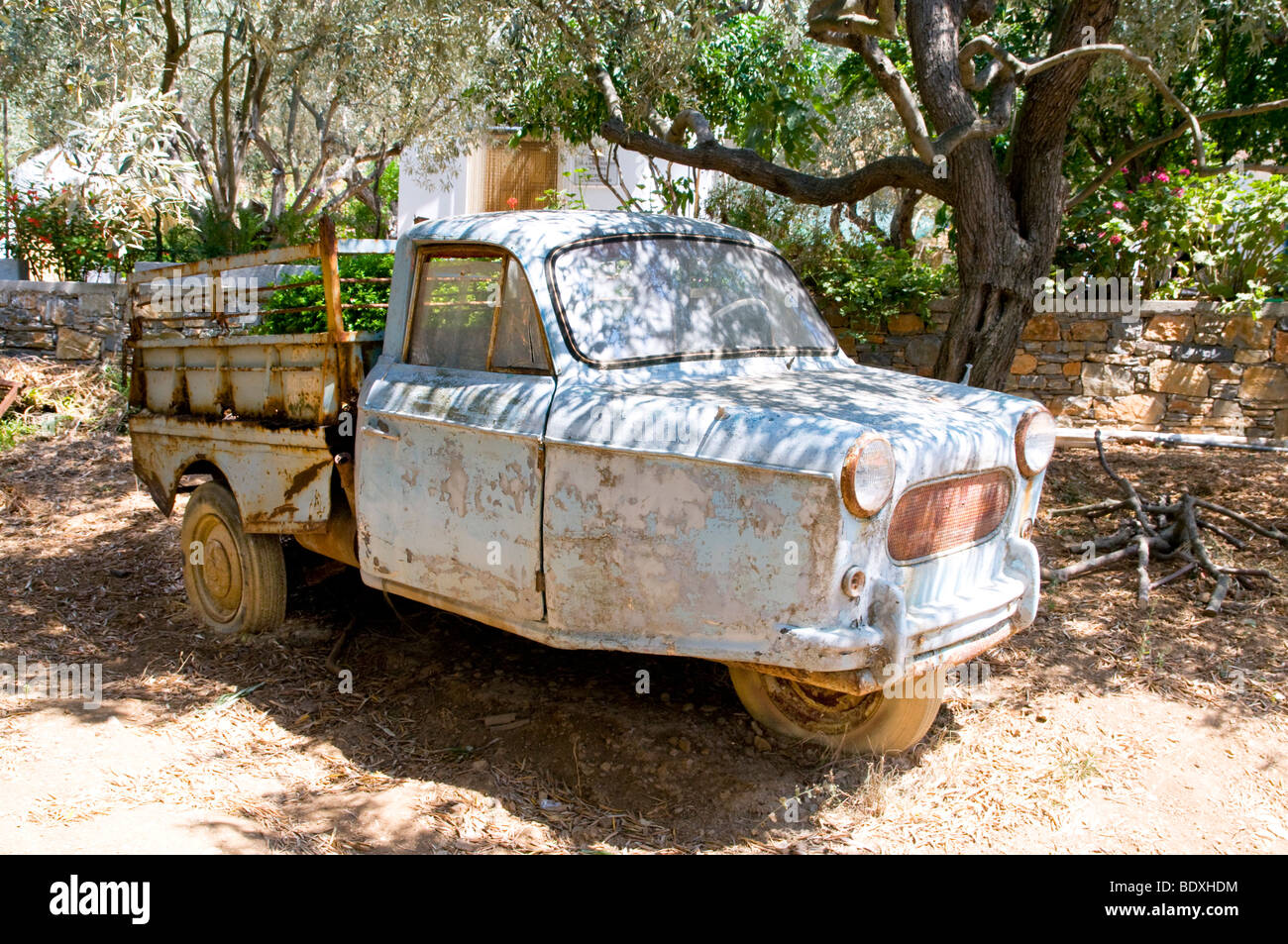 Old greek ultiliy van hi-res stock photography and images - Alamy