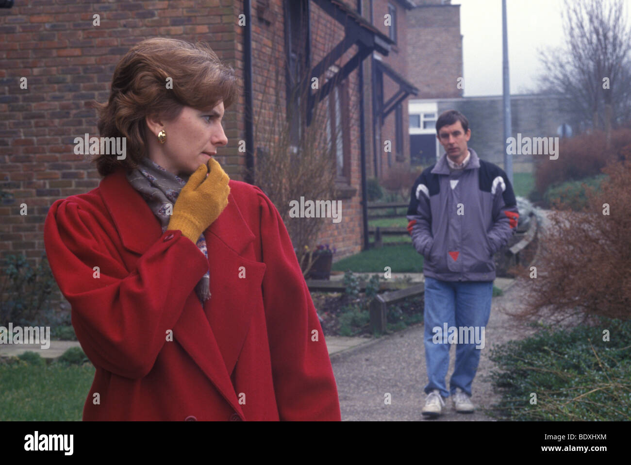 Man stalking woman hi-res stock photography and images - Alamy