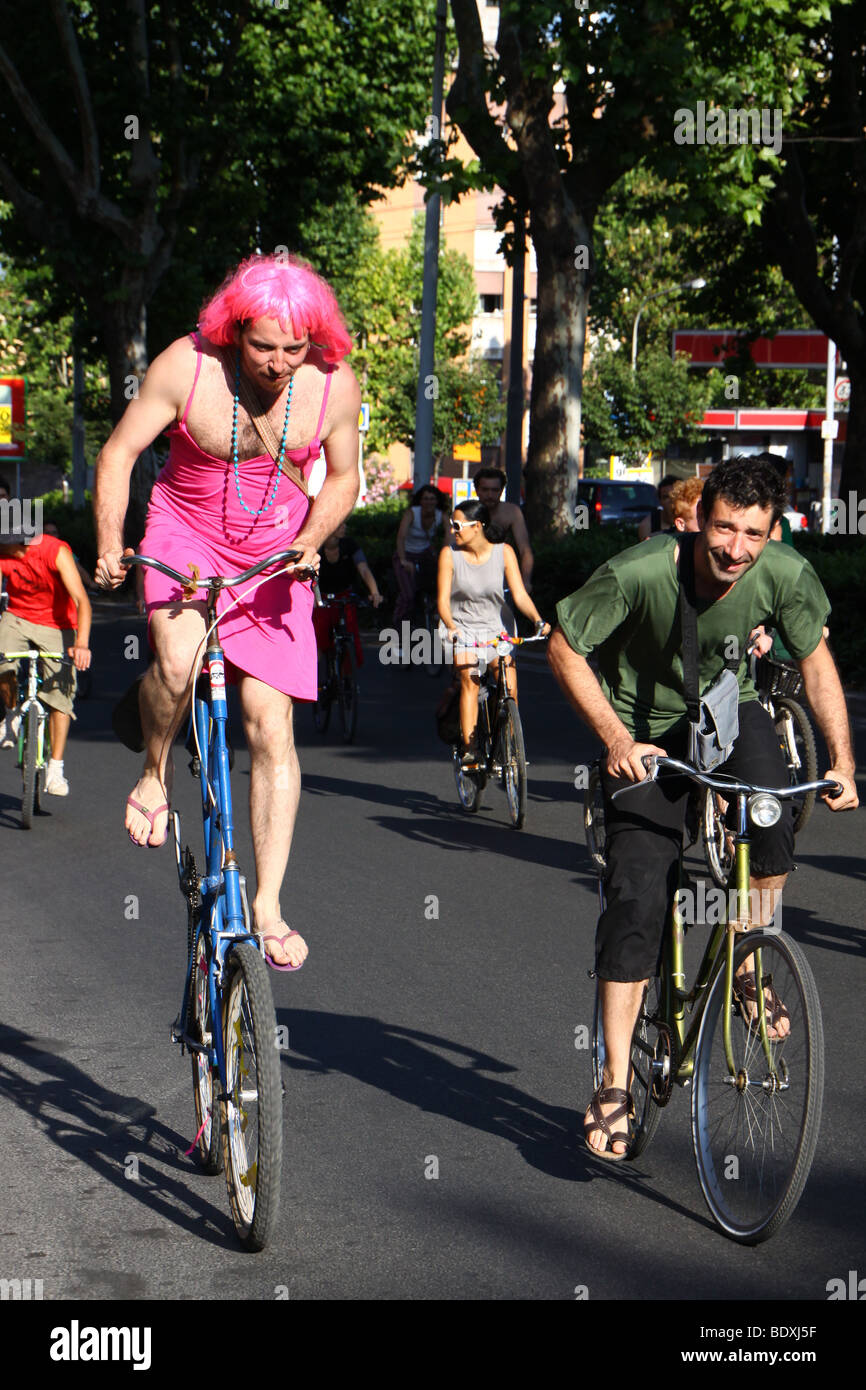 Transvestite gay pride parade hi-res stock photography and images - Alamy