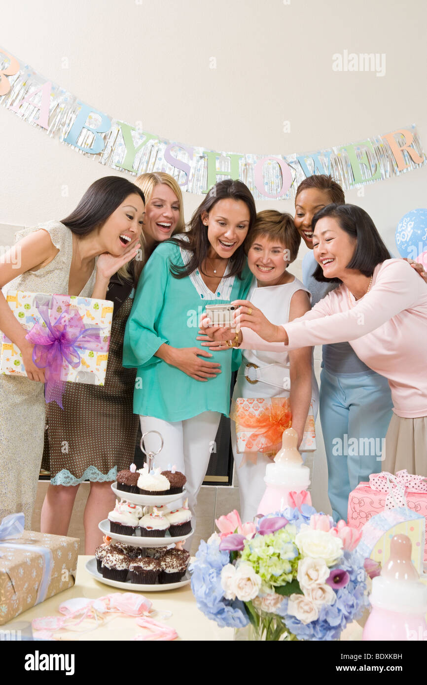 Women at a Baby Shower Stock Photo - Alamy