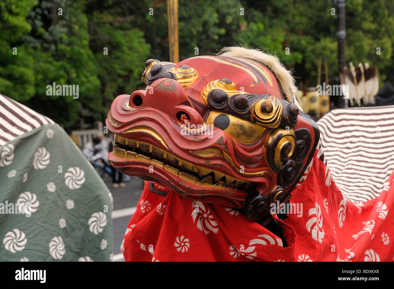 Dragon, celebrations at the Imamiya Shrine, Matsuri, Shinto shrine ...