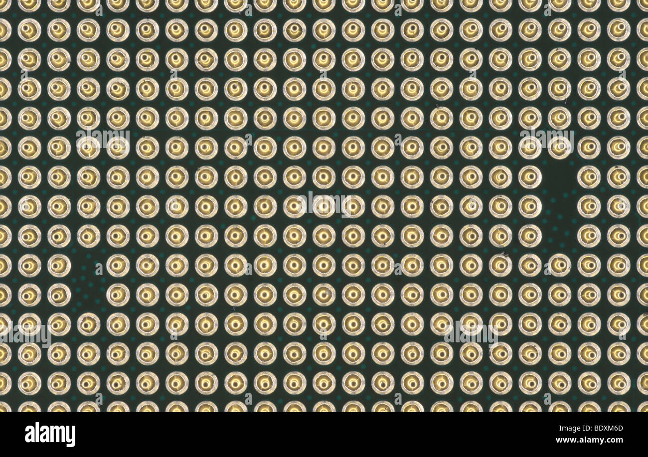 cpu pins texture Stock Photo - Alamy