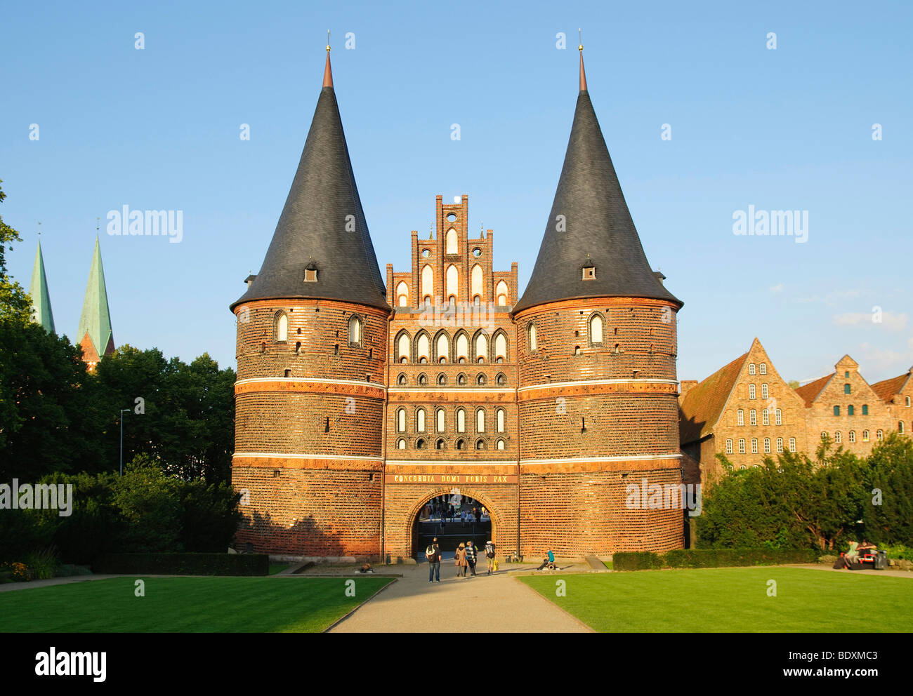 Holstentor, Holsten Gate, in Luebeck, Schleswig-Holstein, Germany ...