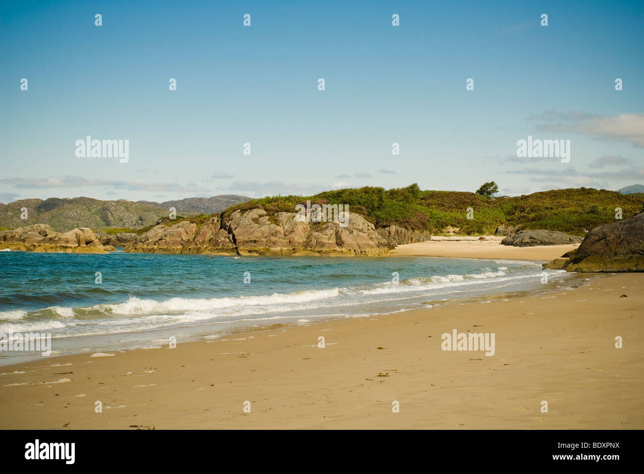 Beach at Kentra Bay, Ardnamurchan, West Coast of Scotland Stock Photo ...