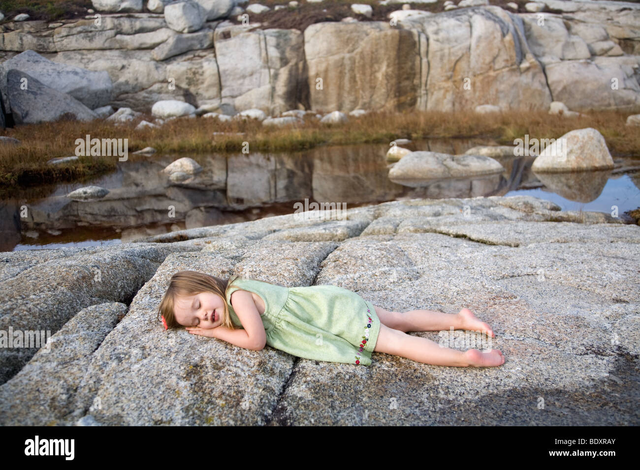 Child nap outdoors hi-res stock photography and images - Alamy