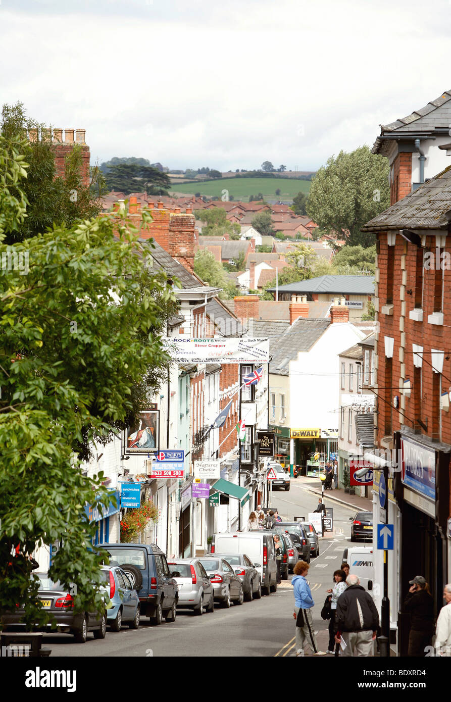 High street, Ross on Wye Stock Photo - Alamy