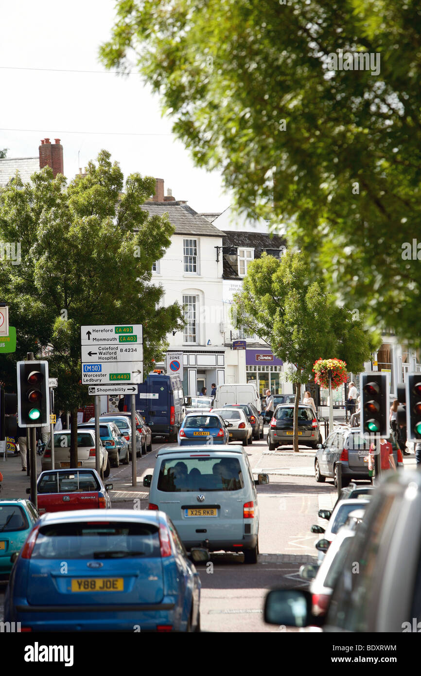 High street, Ross on Wye Stock Photo - Alamy