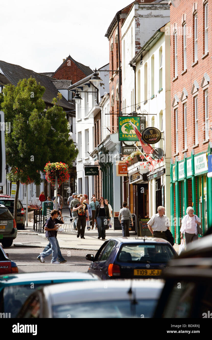 High street, Ross on Wye Stock Photo - Alamy