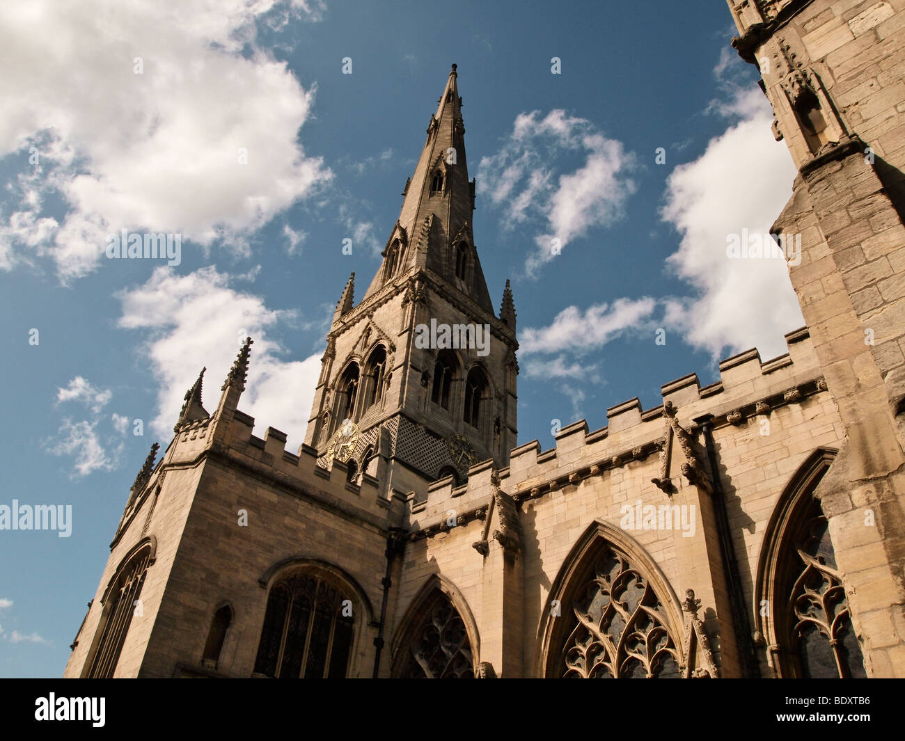 Newark UK Parish church of St. Mary Magdalene Stock Photo - Alamy