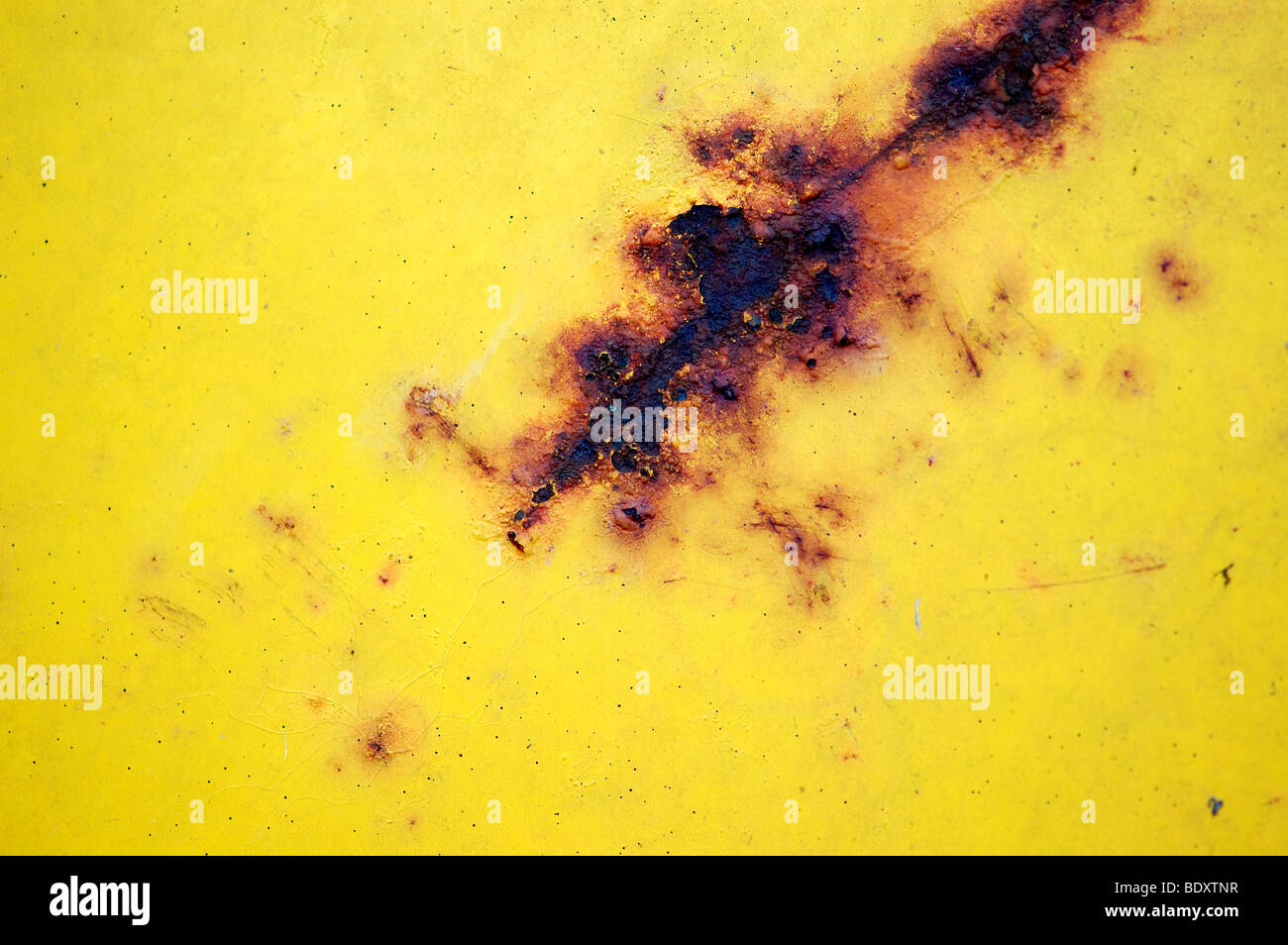 Rusty yellow metal texture. Abstract industrial background Stock Photo ...