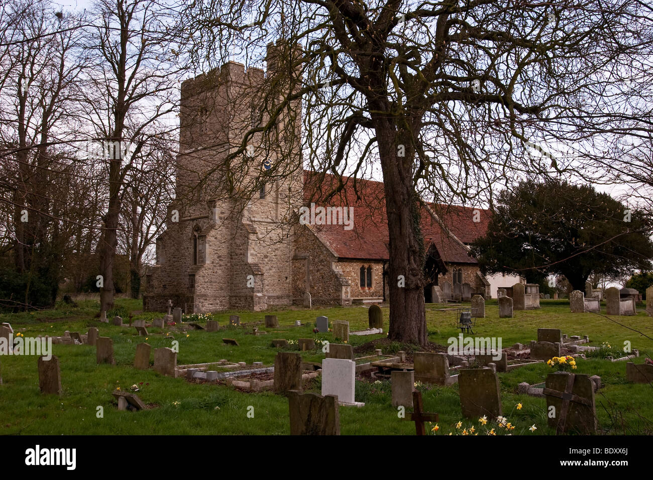 St Nicholas Church, Tillingham, Essex UK Stock Photo - Alamy