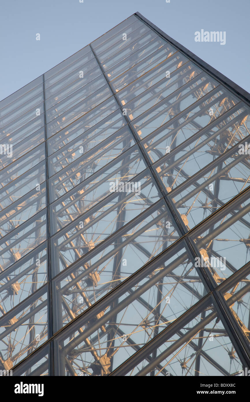 Pyramid by IM Pei, Louvre Art Museum, Paris, France Stock Photo - Alamy