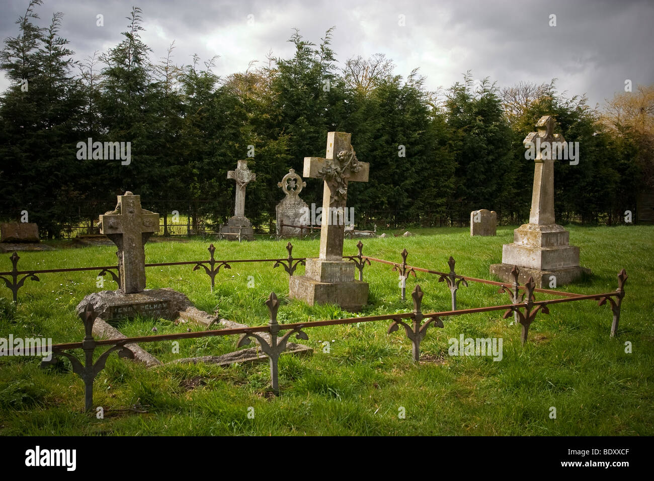 Graveyard at St Laurence Church, Asheldham, Essex, UK Stock Photo - Alamy