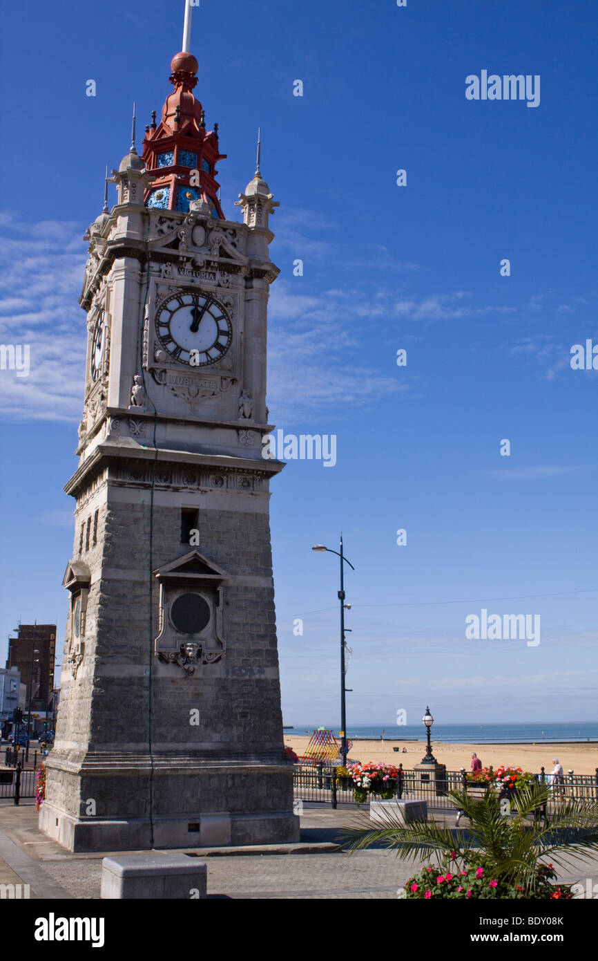 Clock Tower on Margate Promenade Stock Photo - Alamy