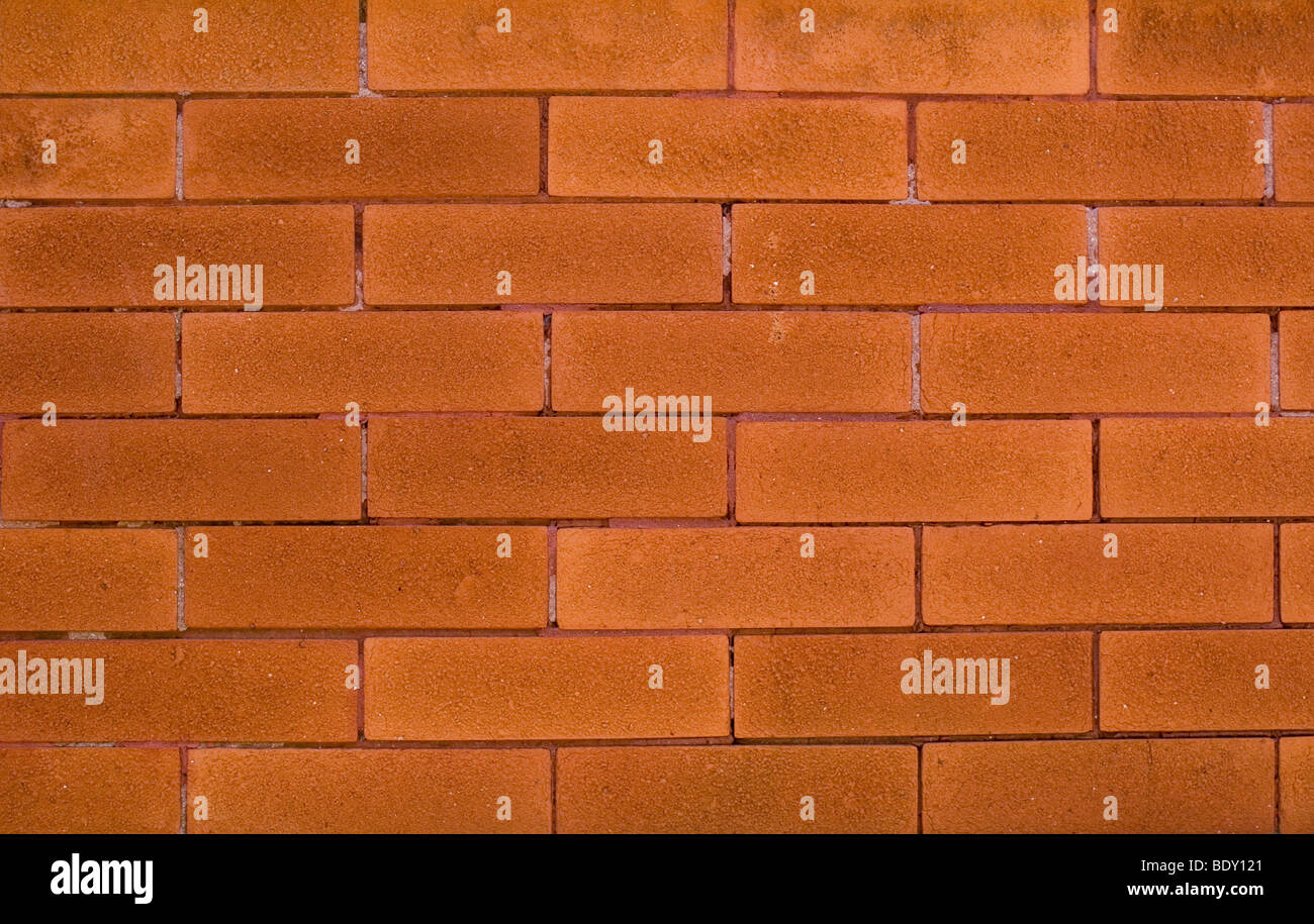 Orange brick pattern Stock Photo - Alamy