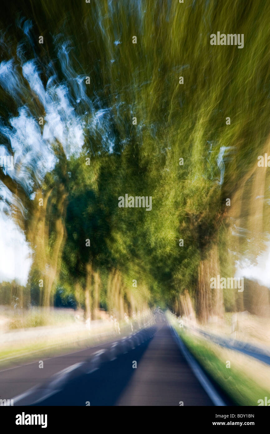 Car moving out on road hi-res stock photography and images - Alamy