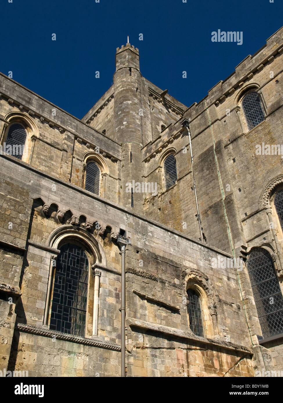 Romsey Abbey Hampshire England UK Stock Photo - Alamy
