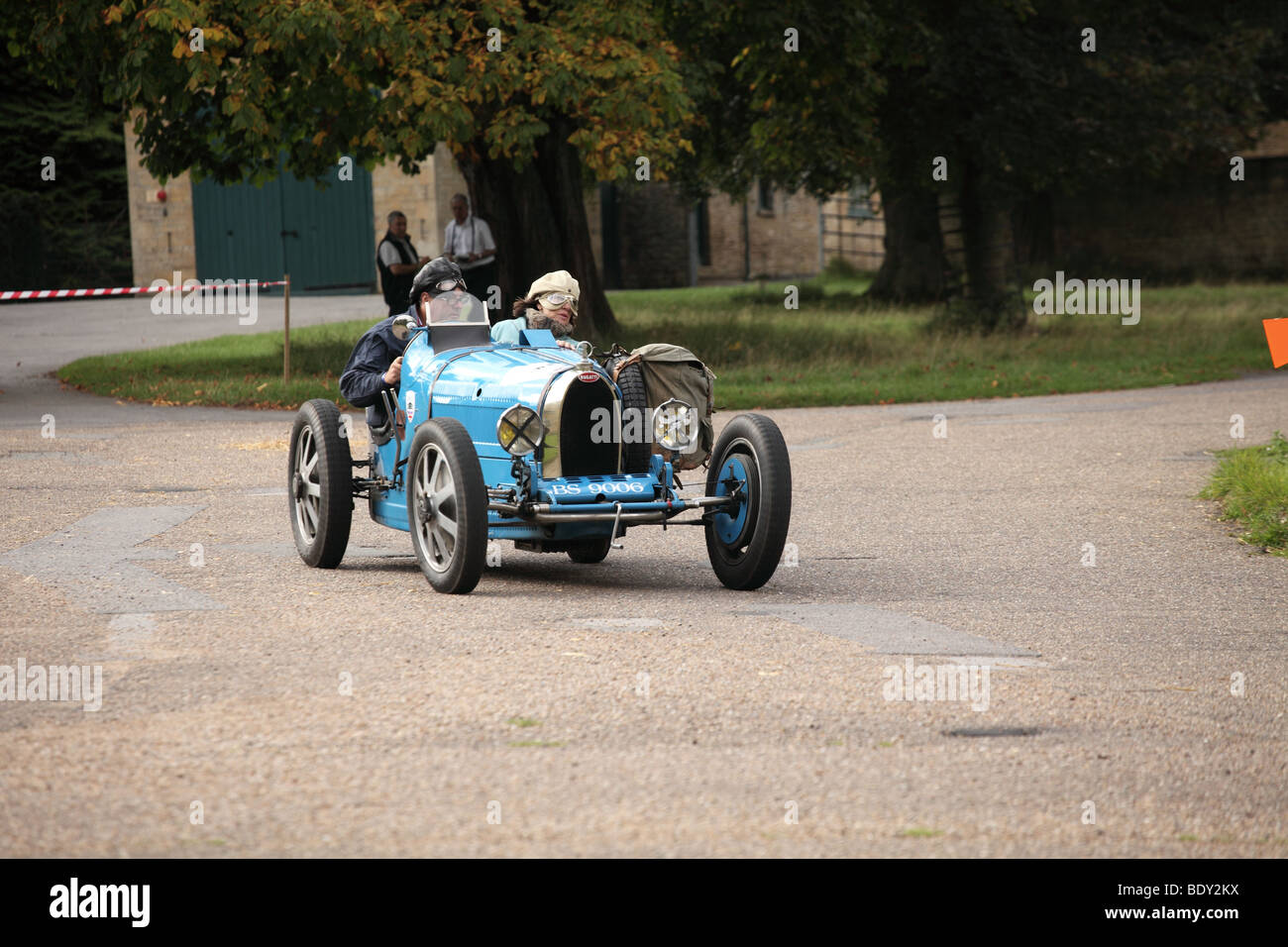 A real Bugatti on the Tour Britannia car 6 7th September 2009 Stock ...