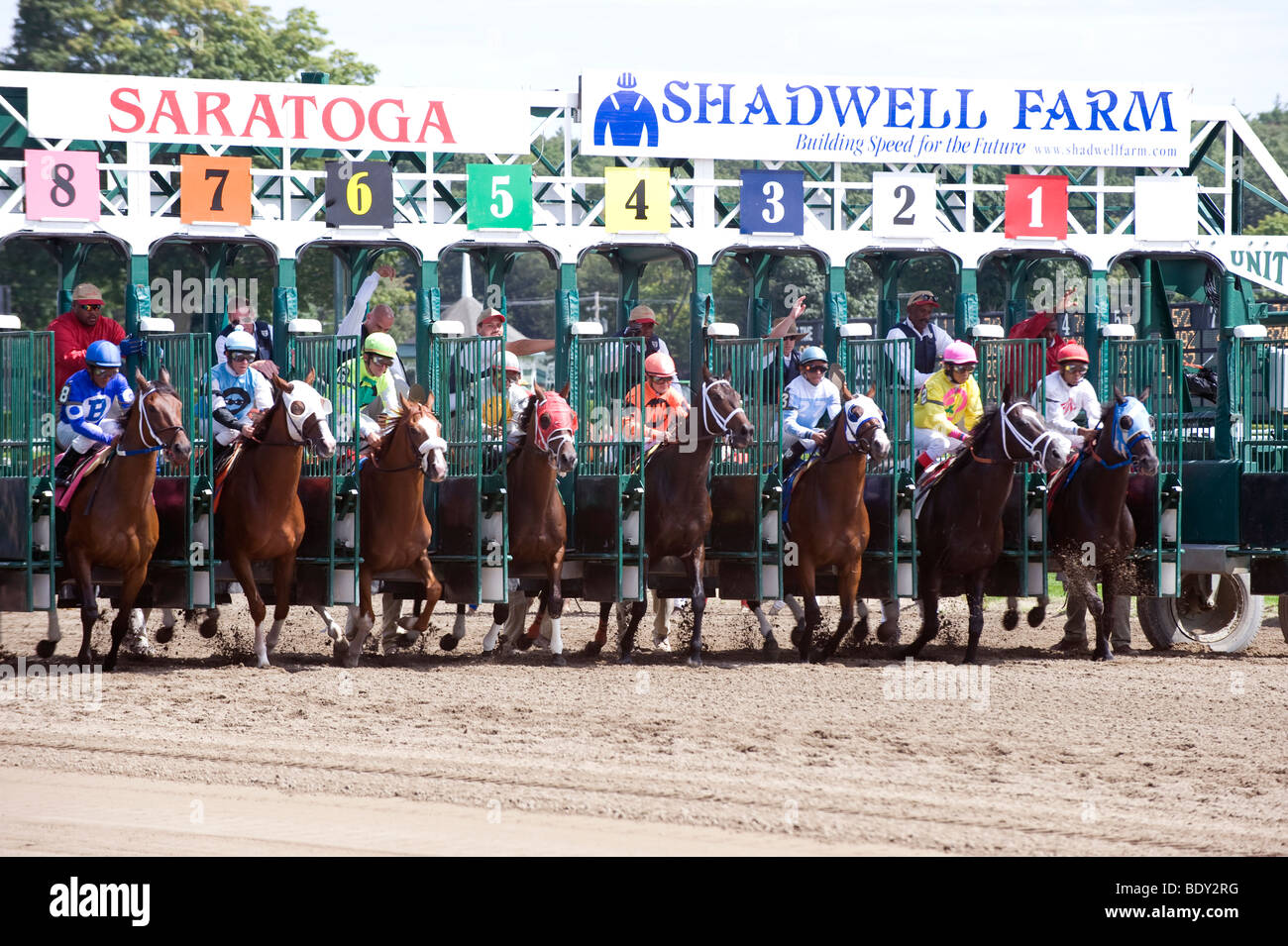 Saratoga Race Course Stock Photo - Alamy